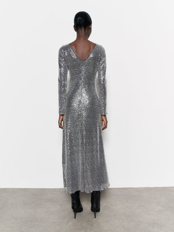 Vera Dress Silver - EUDON CHOI
